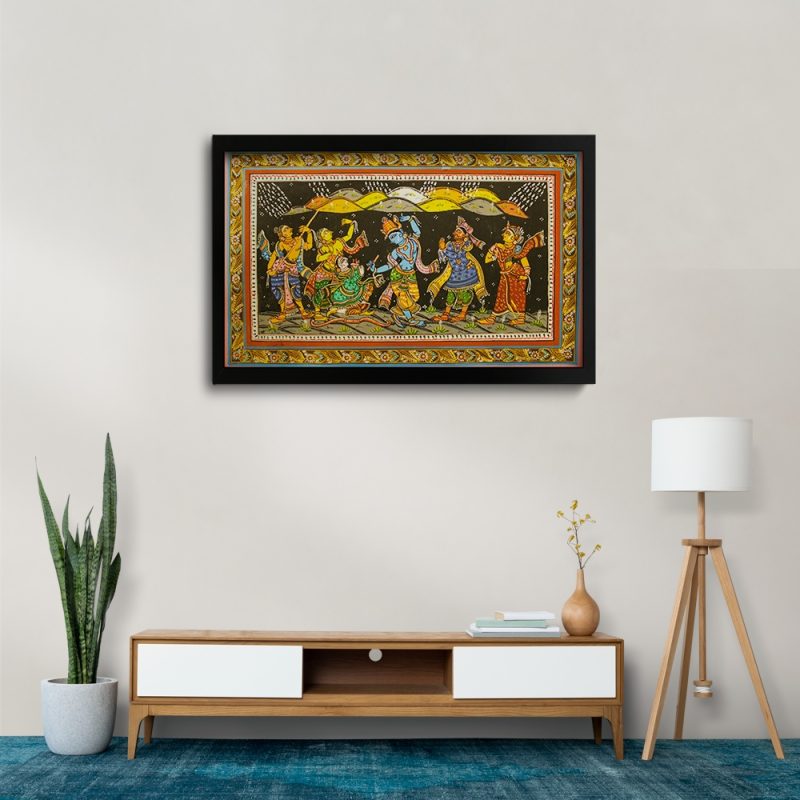 Lord Krishna’s Pattachitra painting – Odishaan